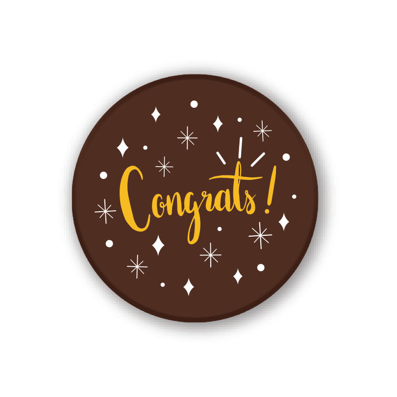Congrats Chocolate Cake Decoration – vardachocolatier